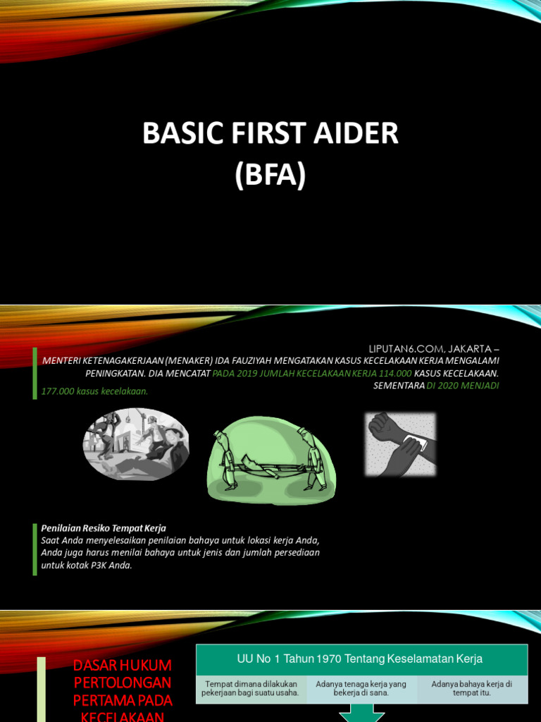 Basic First Aider (BSA) | PDF