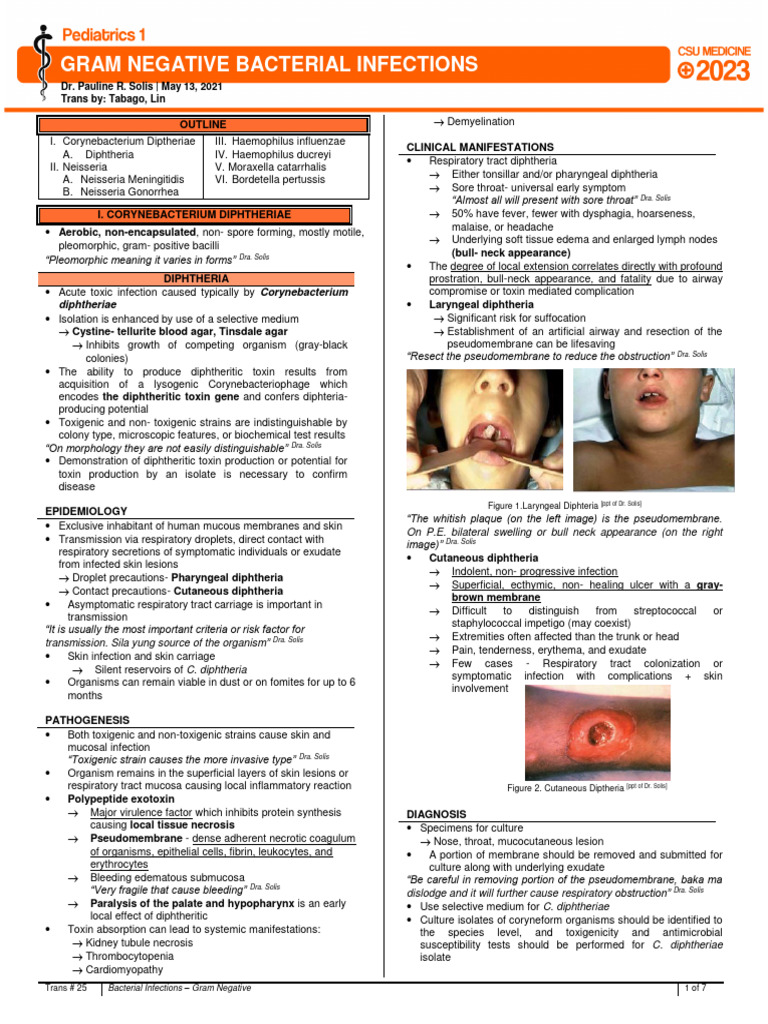 2023.pedia - Trans25.-Bacterial-Infections - Gram Negative (Part 2 ...