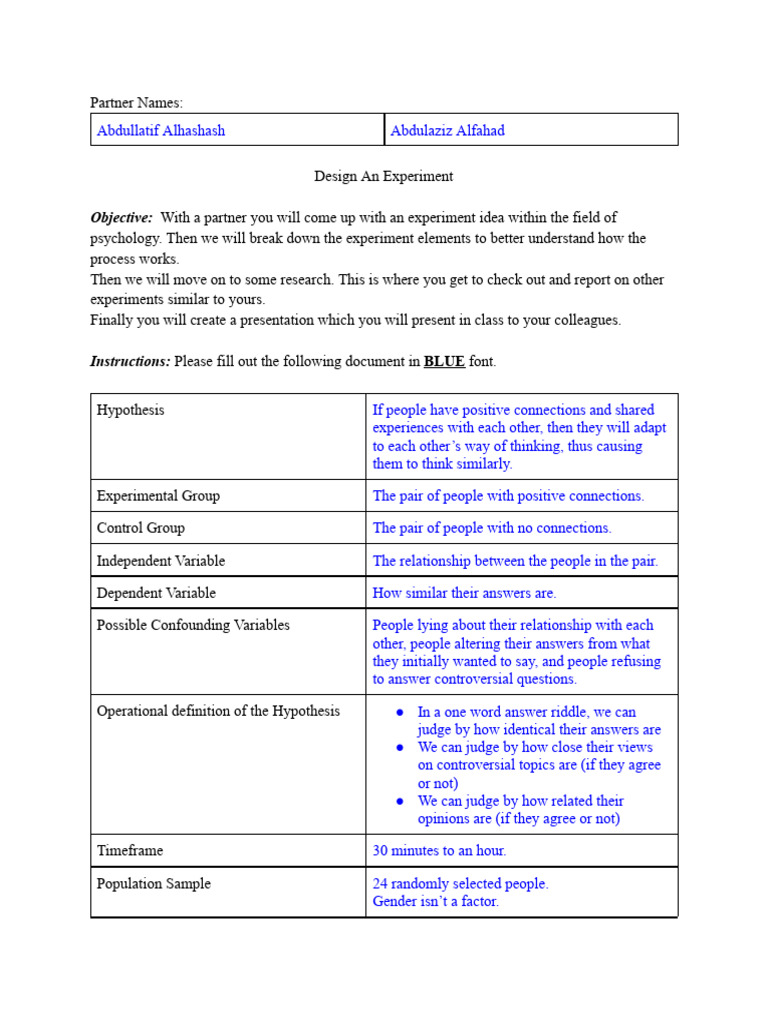 Design An Experiment Document | PDF | Experiment | Neuroscience Design An Experiment Document | PDF | Experiment | Neuroscience