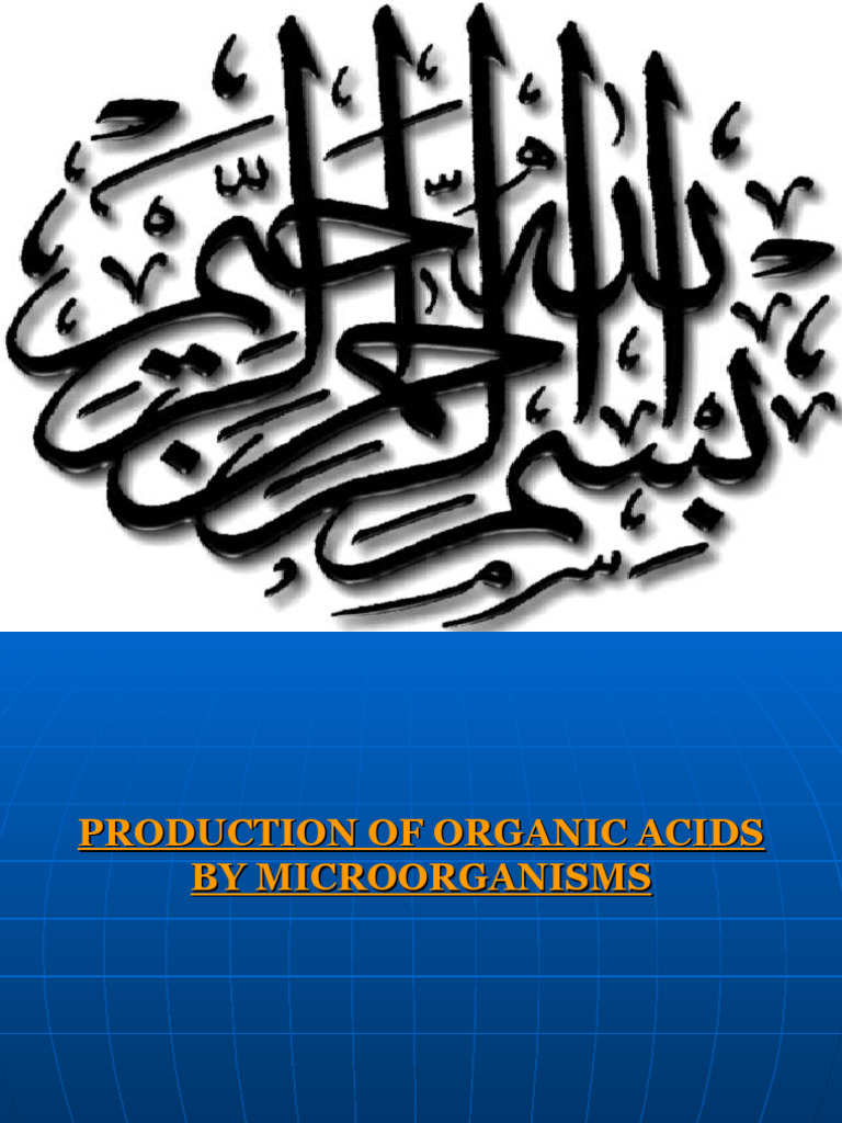 Organic Acids by Microorganisms | PDF | Lactic Acid | Glucose
