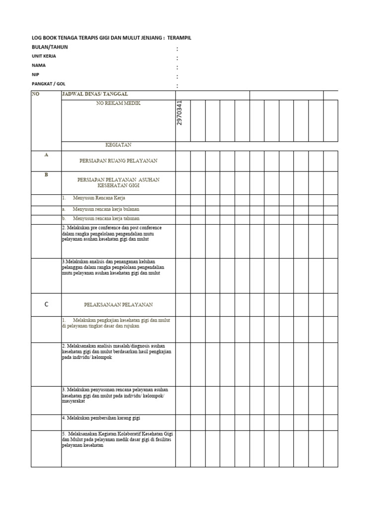 Contoh Log Book | PDF | Sains & Matematika