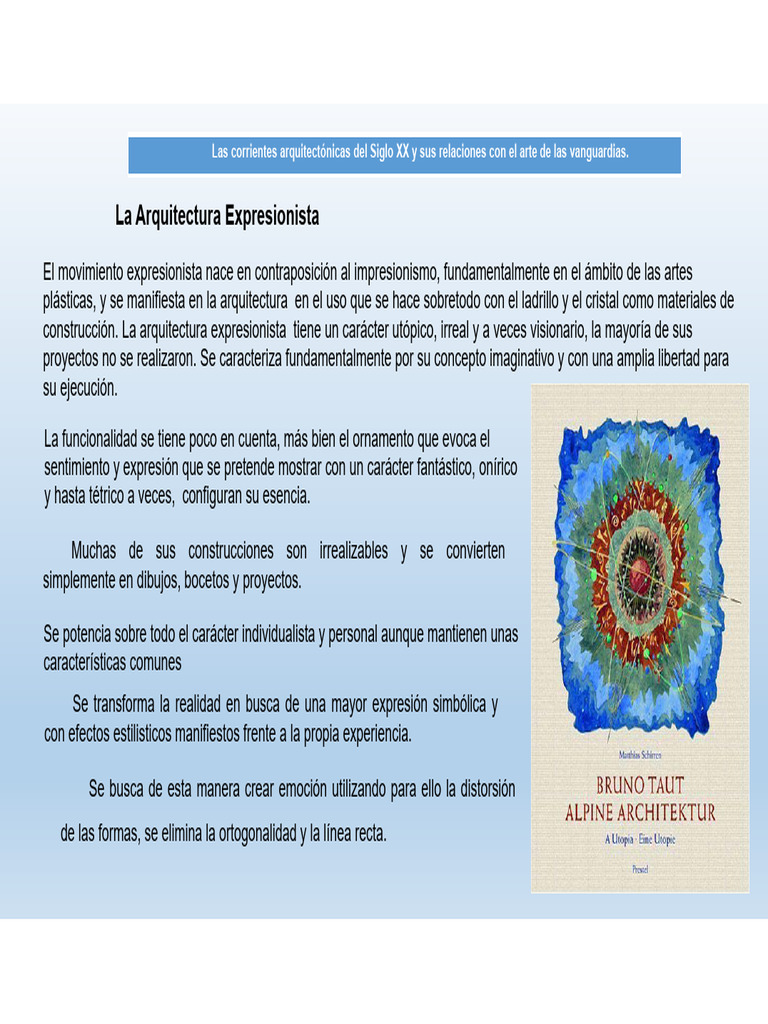 Arquitectura Expresionista Alemana | PDF | Expresionismo