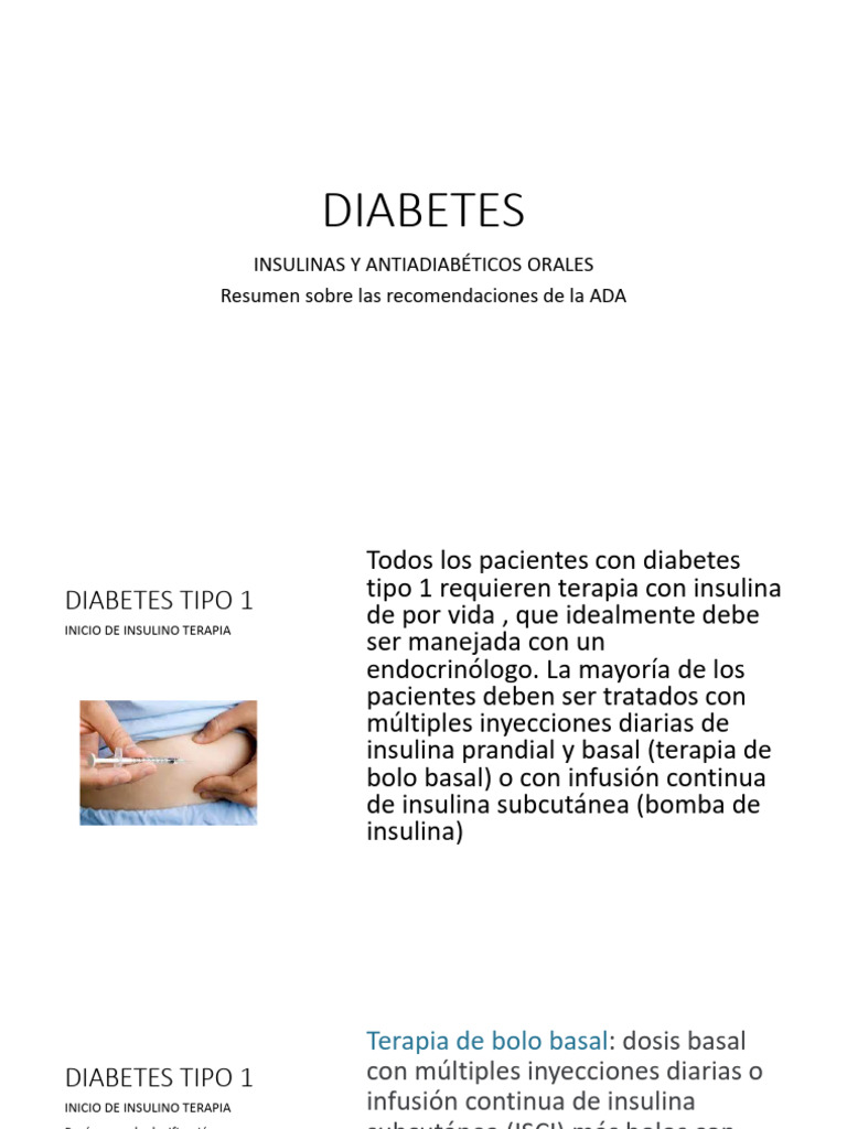 Uso de Insulina y ADO | PDF | Diabetes | Insulina