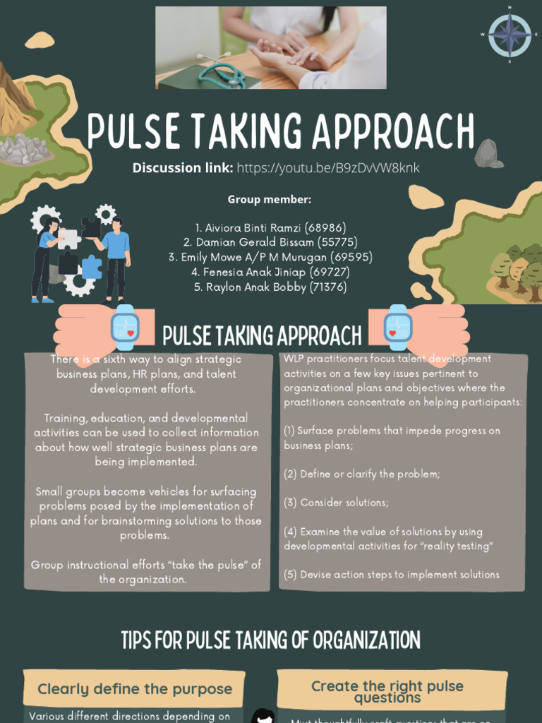 Pulse Taking Approach Slide Presentation | PDF | Employment | Behavioural Sciences