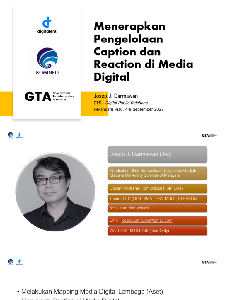 1 Menerapkan Pengelolaan Caption Dan Reaction Di Media Digital | PDF ...