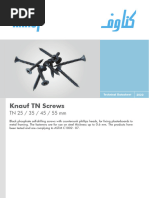 Knauf CW Profile Studs Technical Datasheet | PDF | Business
