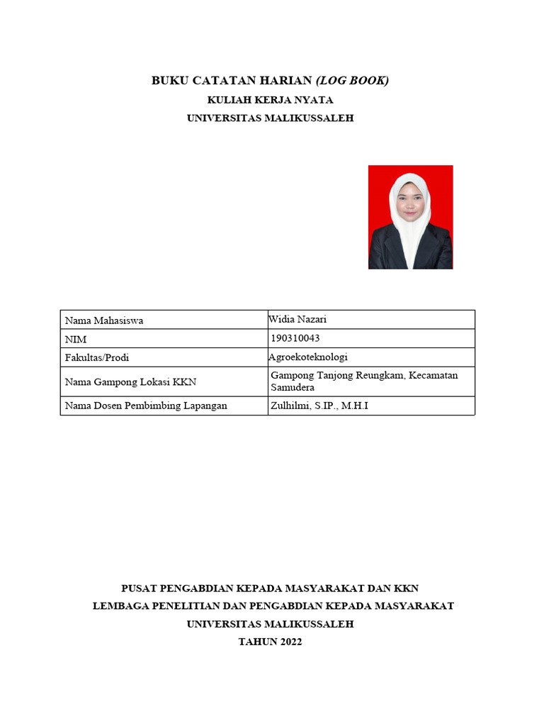 Salin-Log Book Lengkap | PDF