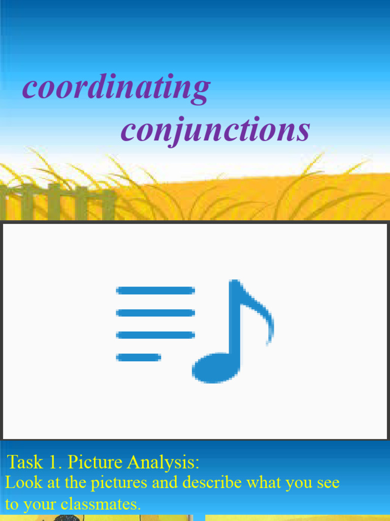 Coordinating Conjunctions | PDF | Semantics | Semantic Units
