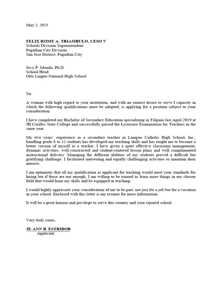 Deped Application | PDF