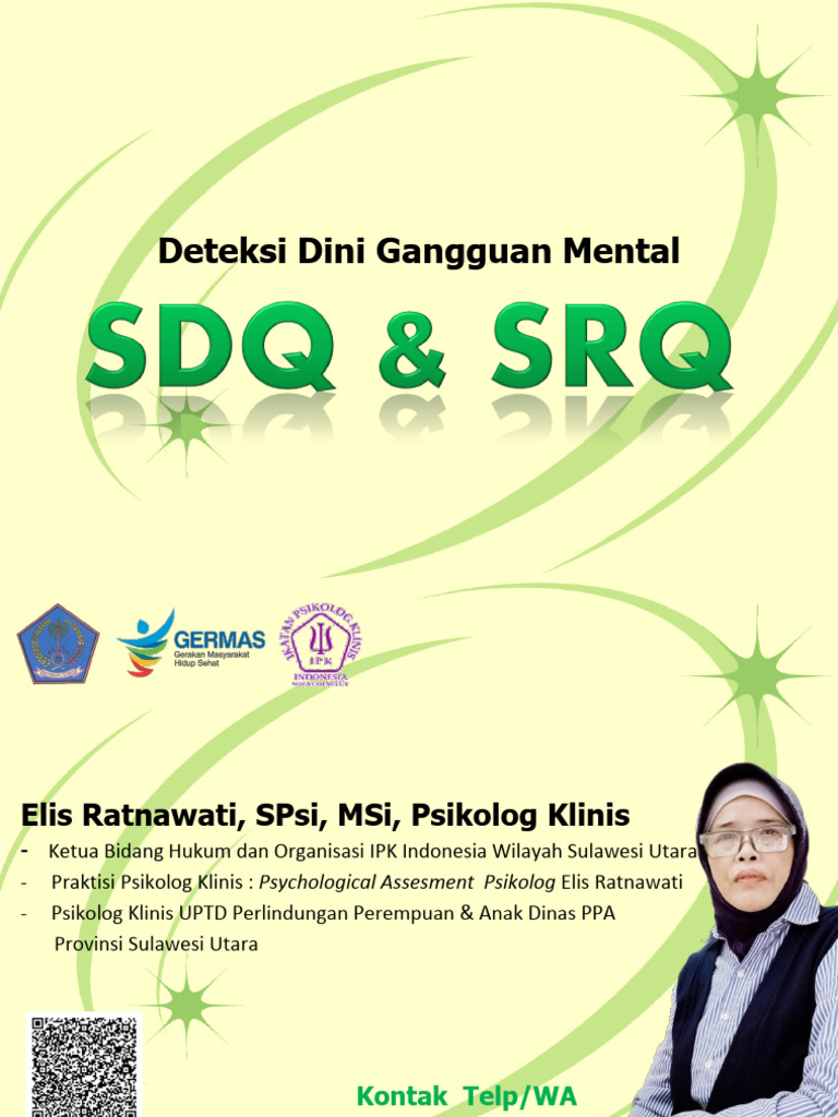 Materi SDQ & SRQ 20 Fix | PDF | Pengembangan Diri | Gaya Hidup