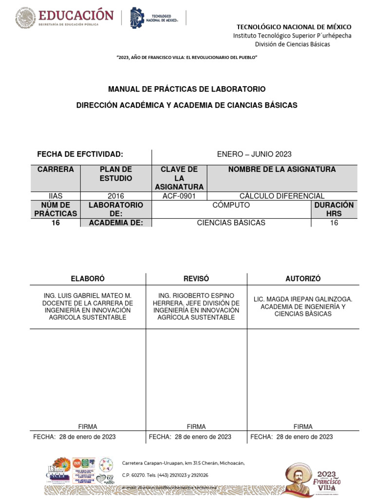Cuadernillo BX Calculo Dif Ene Jun23 LGMM para PDF | PDF | Matemáticas | Número Real