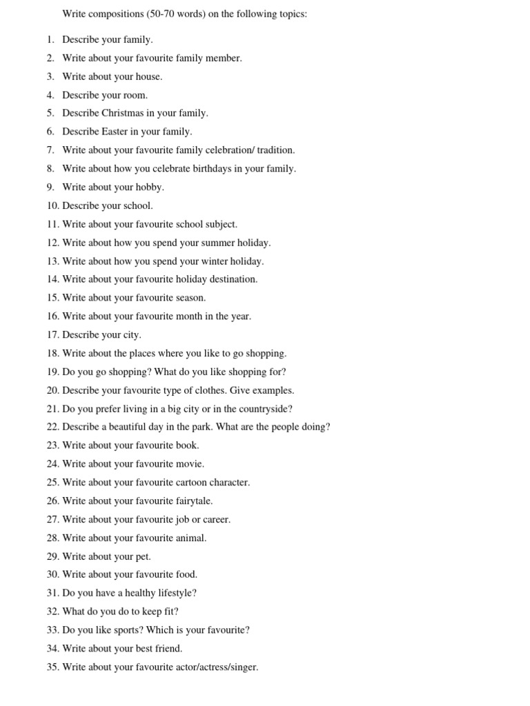 Teme Compuneri Intensiv Engleza | PDF