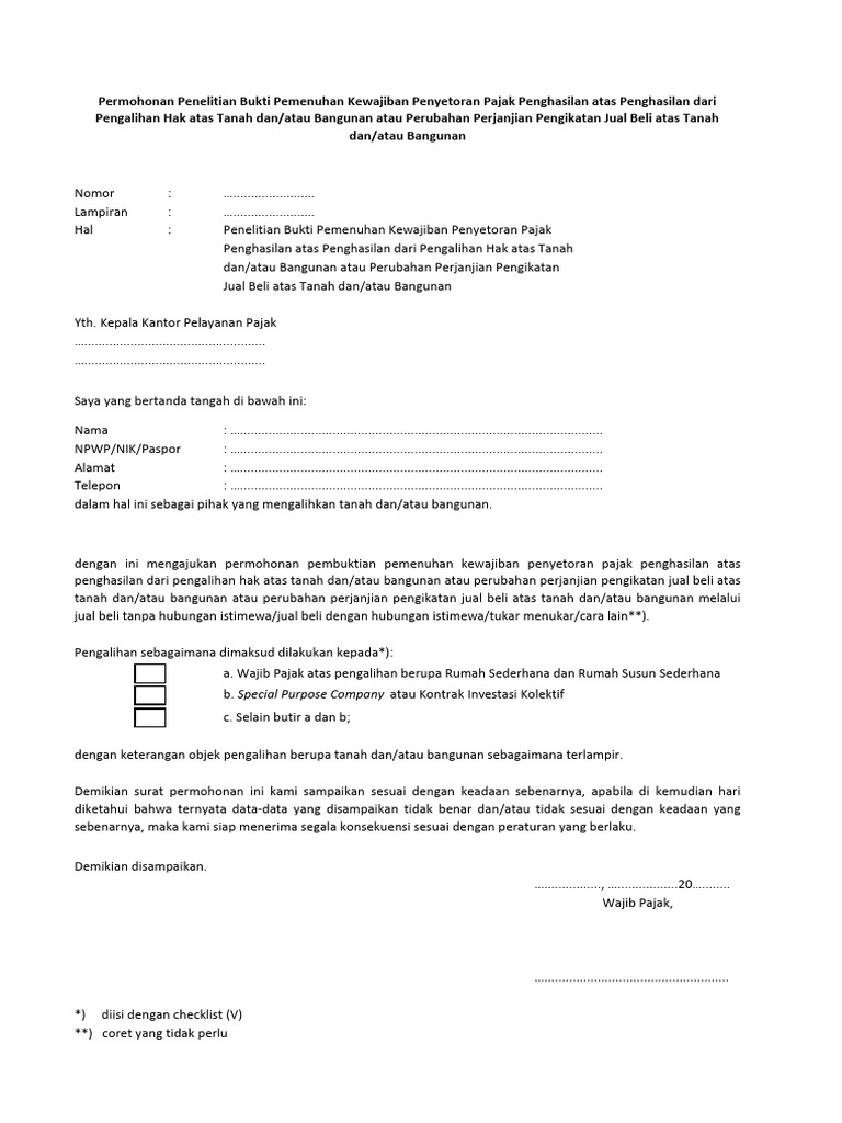 Formulir Validasi SSP | PDF