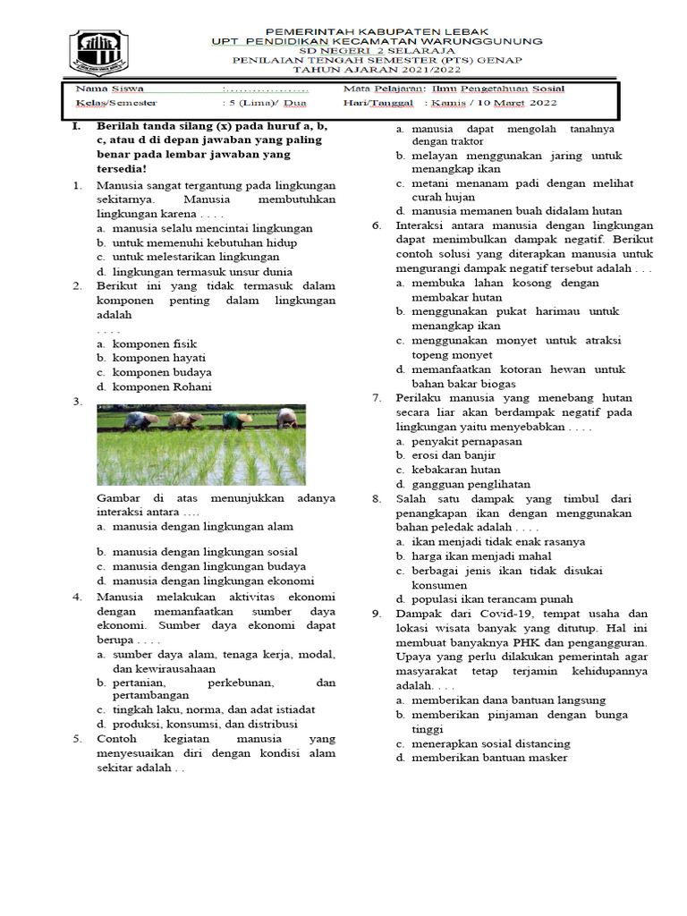 Pts Kelas 5 Ips Pdf