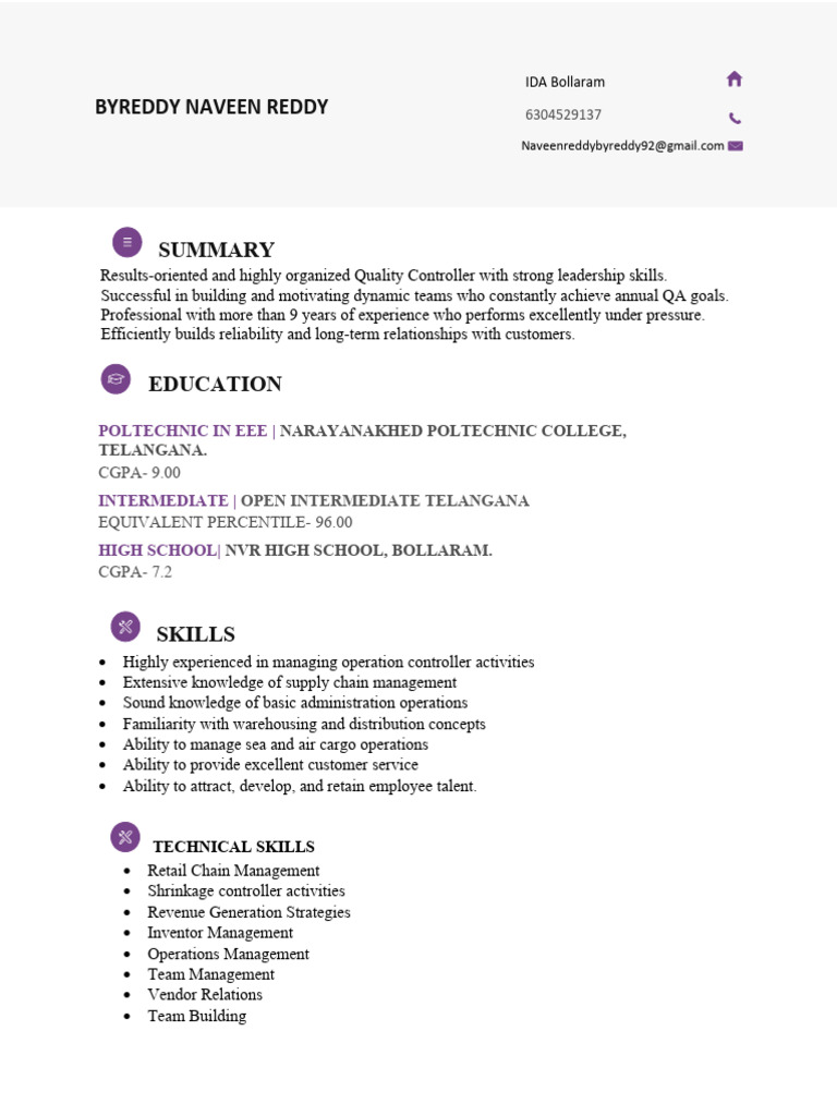 Pavan Resume | Download Free PDF | Goal | Business