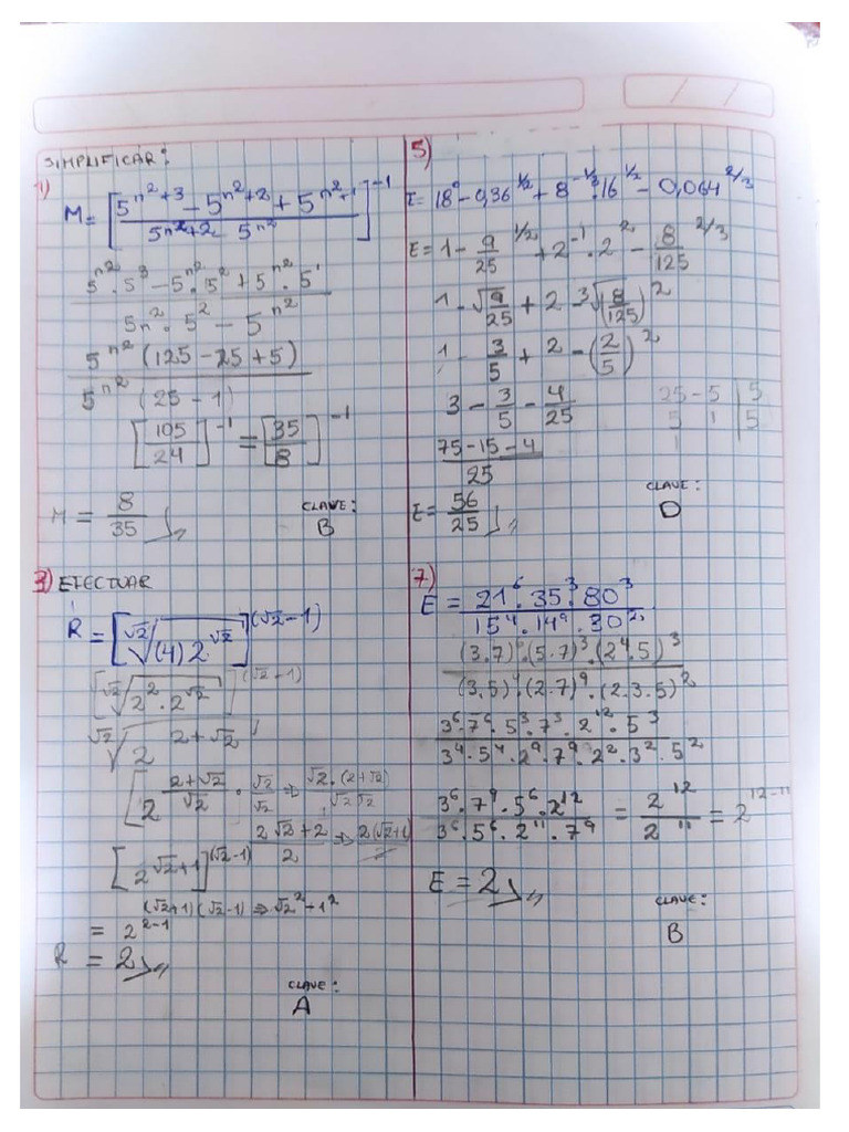 Practica 1 - Matematicas | PDF