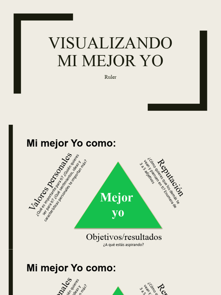 Visualizando Tu Mejor Yo Modelo | PDF
