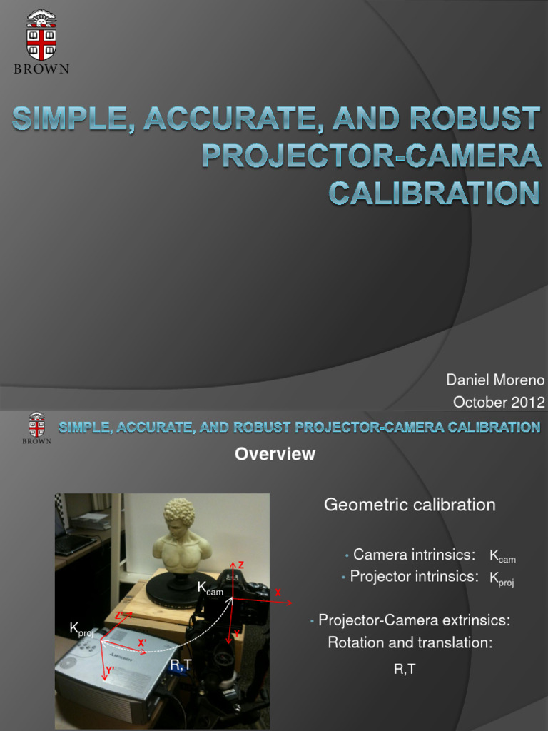 Projector Calibration Presentation | PDF | Pixel | Computer Graphics