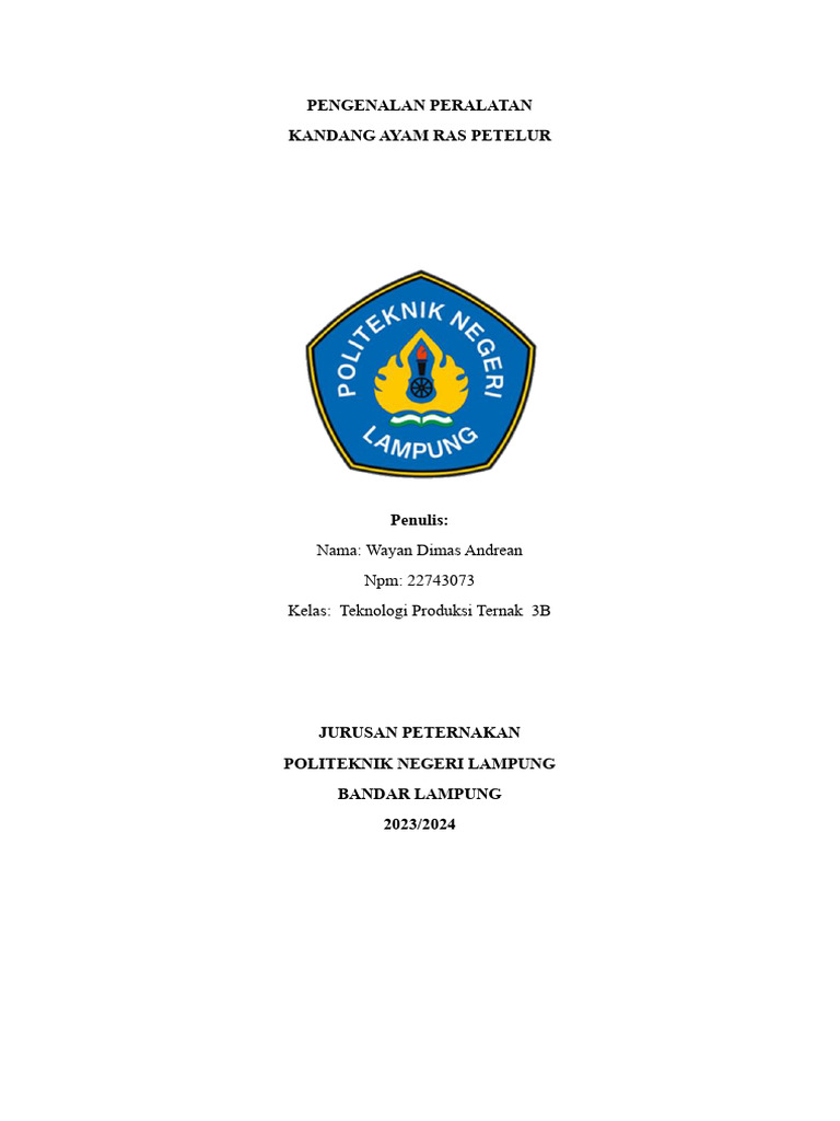 Pengenalan Peralatan 1 | PDF