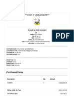EFD - Receipt Verification | PDF