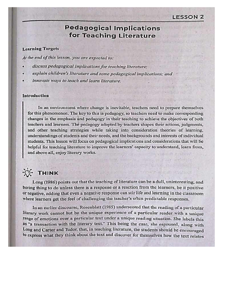 Pedagogical Implications | PDF