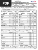 School Form 10 SF10 Learner's Permanent Academic Record For Elementary ...