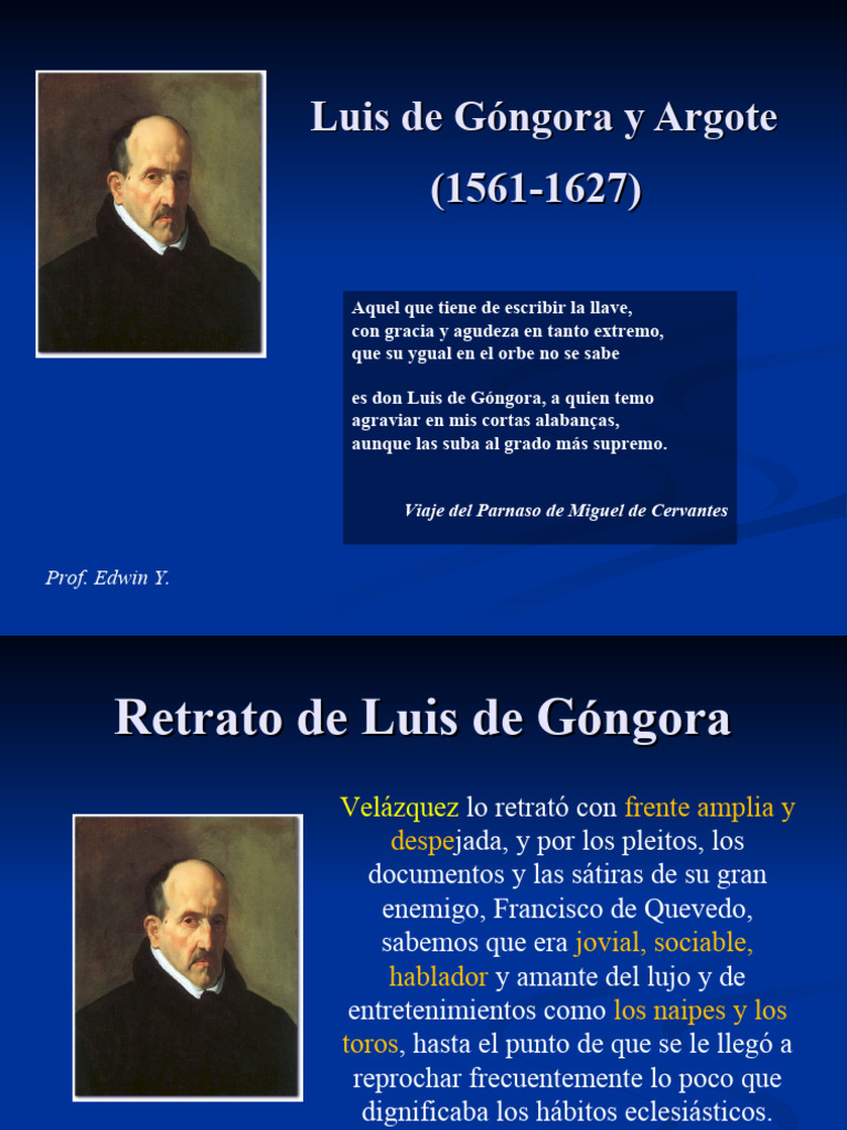 Luis de Góngora | PDF