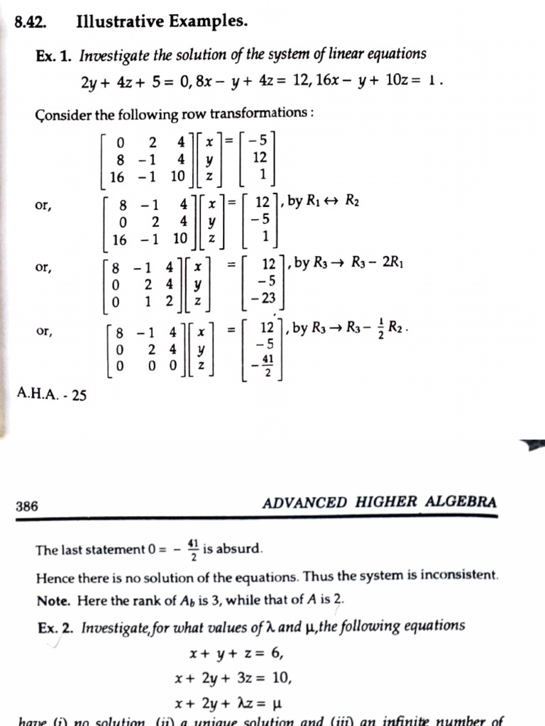 Linear CH 3 | PDF | Equations | Mathematical Analysis
