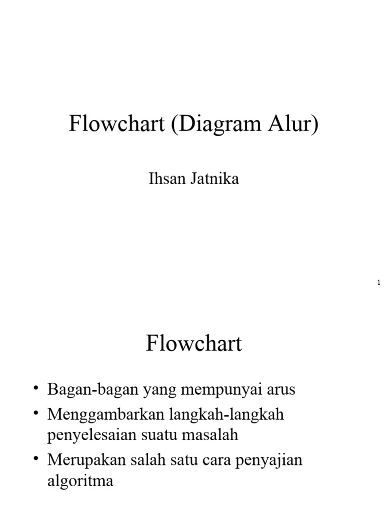 Flowchart (Diagram Alur) | PDF