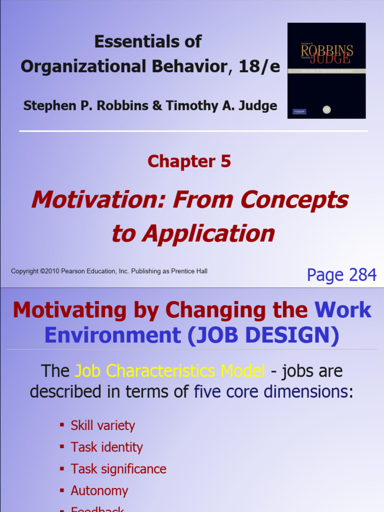 Chapter 5 Motivation (Application) | PDF | Job Satisfaction | Employee ...