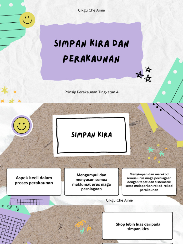 Slide Simpan Kira Dan Perakaunan | PDF