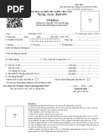 Mau TK01 to khai cap HCPT ở trong nước TK01 MỚI | PDF