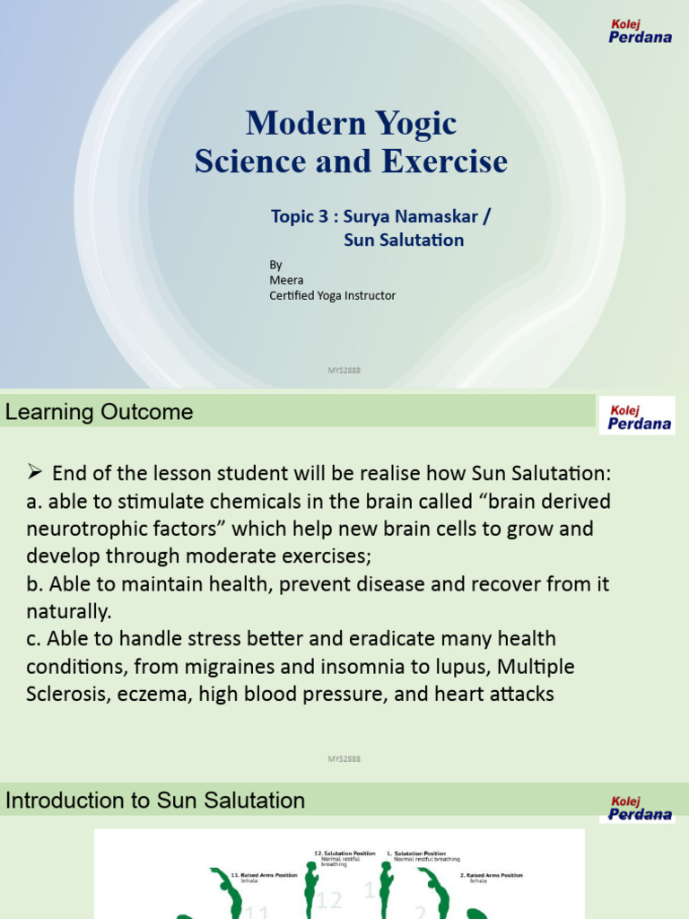 Sun Salutation Practice | PDF | Yoga