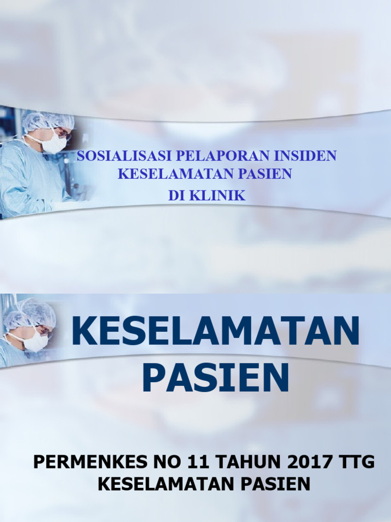 Sosialisasi IKP Klinik | PDF