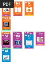 Sopa de letras: Elementos químicos | PDF | Tabla periódica | Química