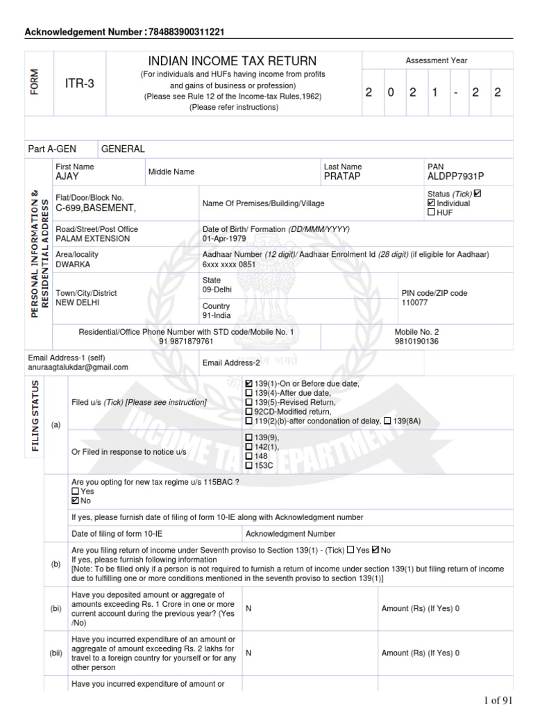Form PDF 784883900311221 | PDF | Taxes | Deferred Tax