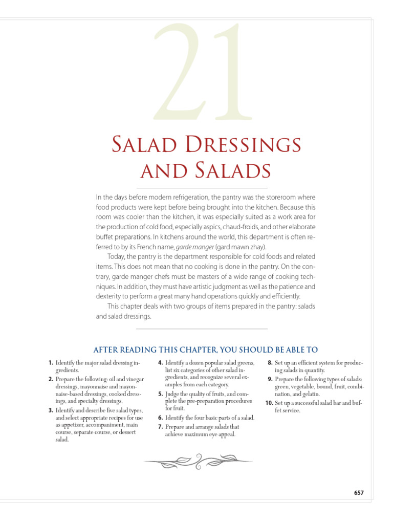 Gisslen, Wayne Professional Cooking Wiley 2014 Salad and Salad Dressing ...