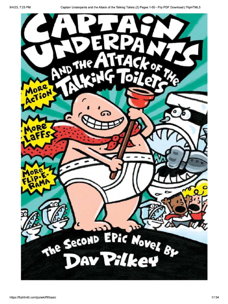 Captain Underpants and The Attack of The Talking Toilets | PDF
