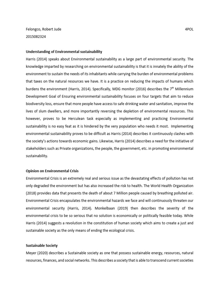 GEP Guide Questions | PDF | Sustainability | Sustainable Development