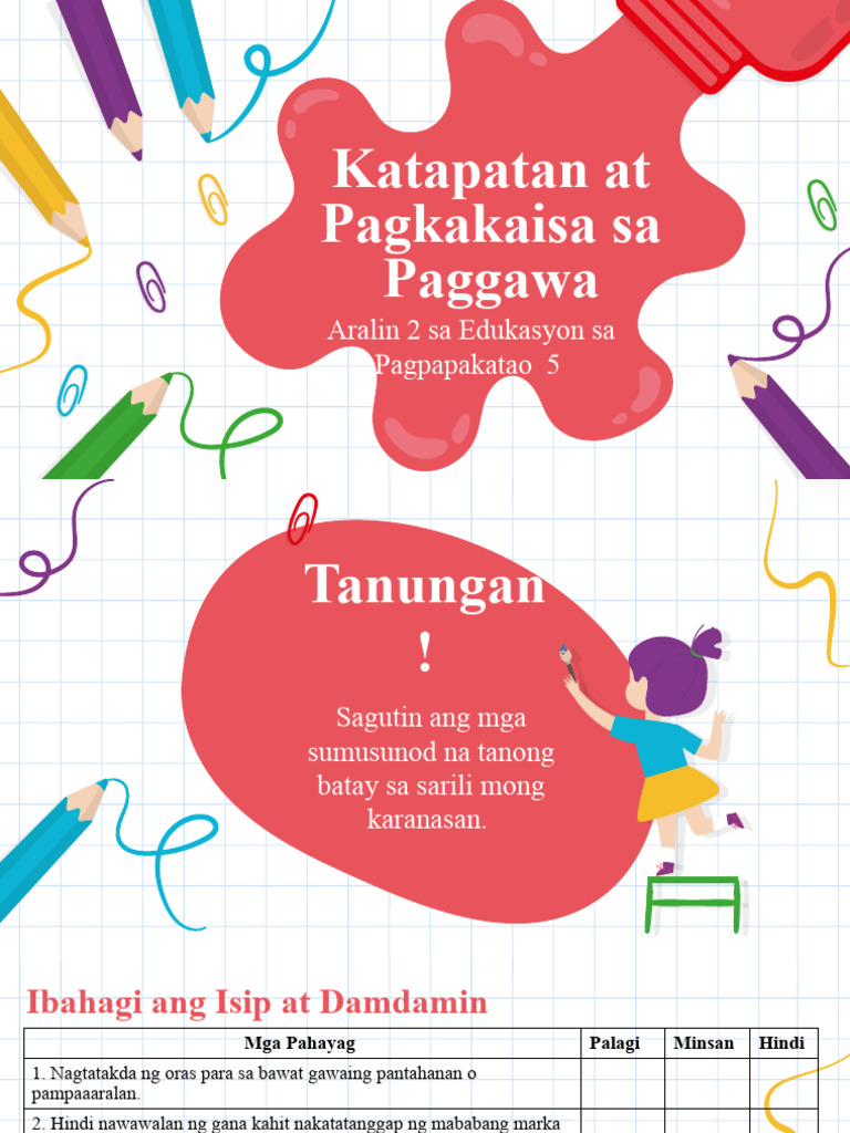 Magsikap at Maging Mawili Sa Paggawa | PDF