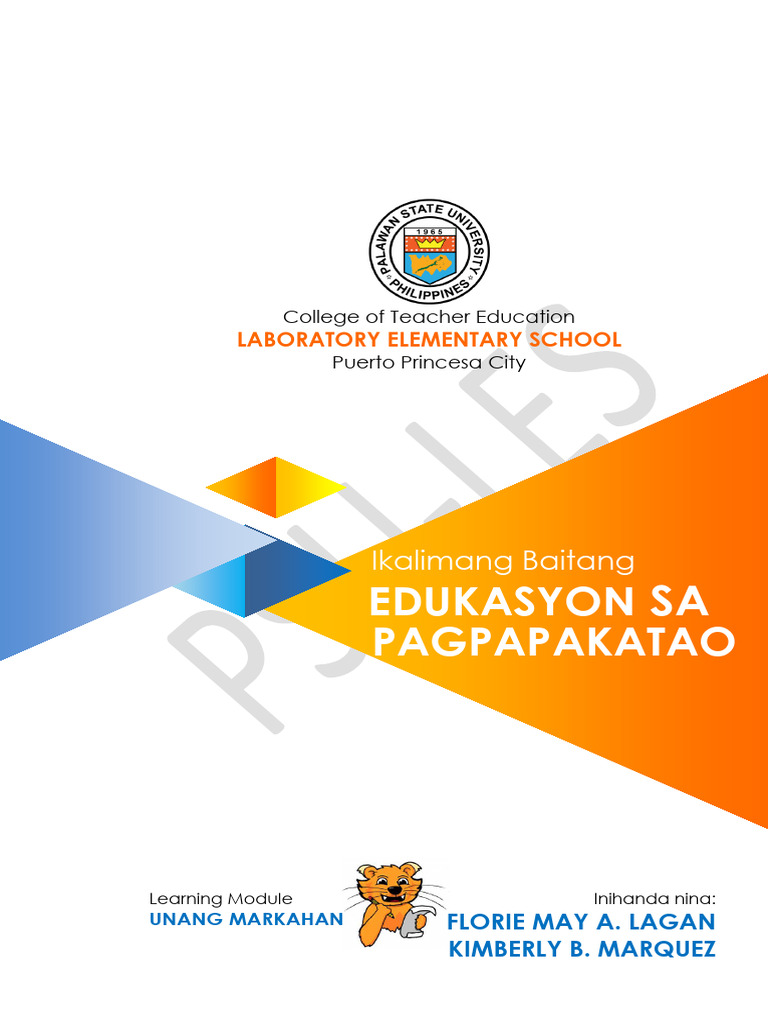 Module 1-Aralin 4 - EsP5 - Week 3 | PDF