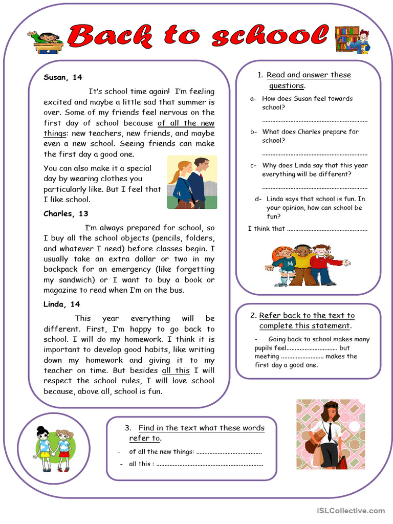 Back To School | PDF | Drawing