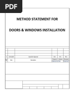 Method Od Statement For Hoarding Installation | PDF | Business
