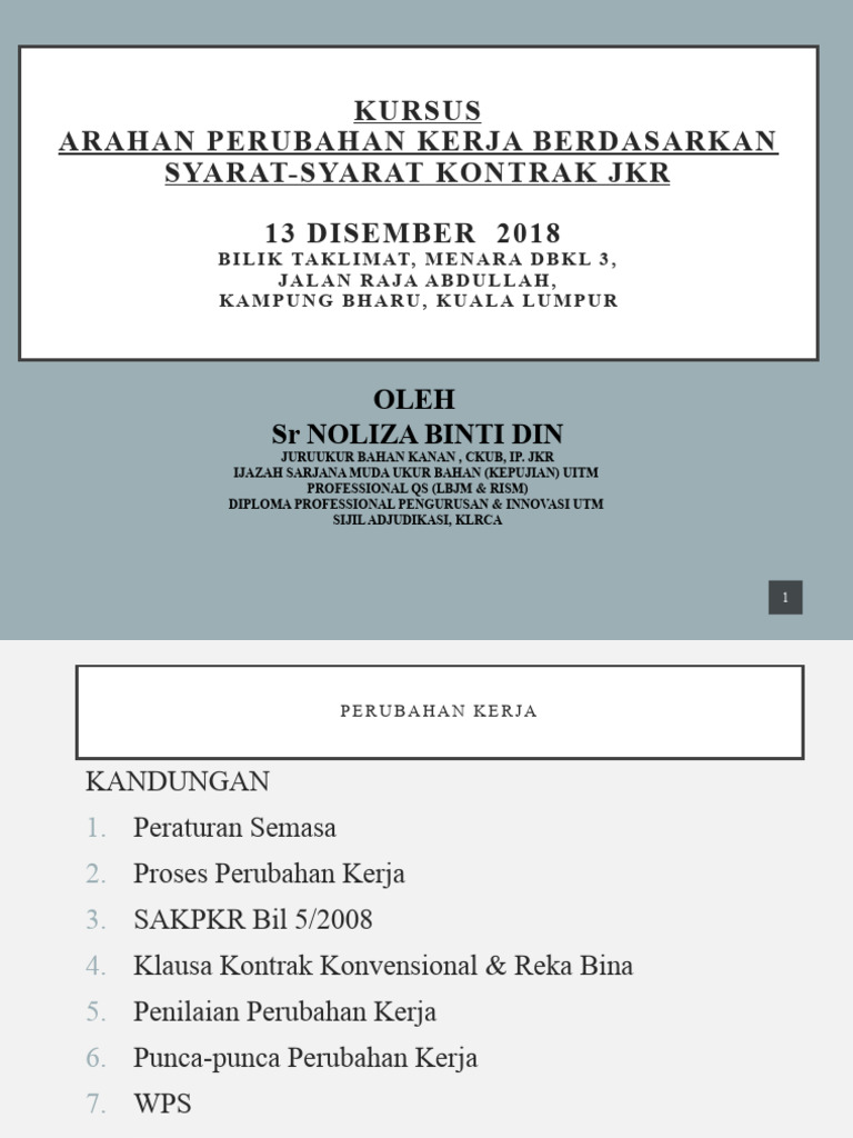 Slide Kursus Vo JKR - Dec. 2018 | PDF