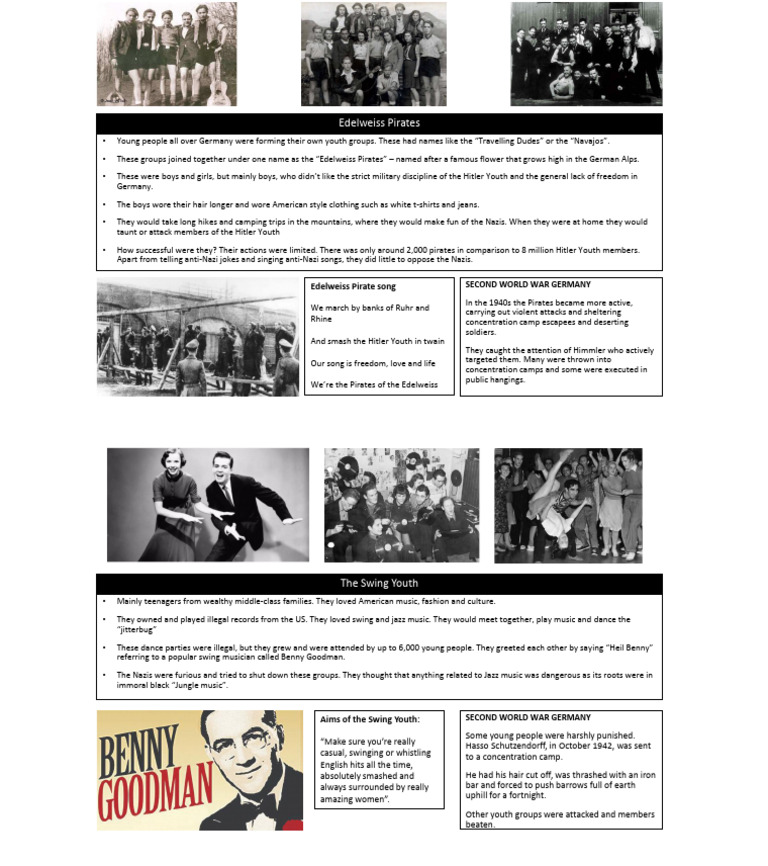 Edelweiss Pirates Info | PDF | Fascism | Nazi Germany