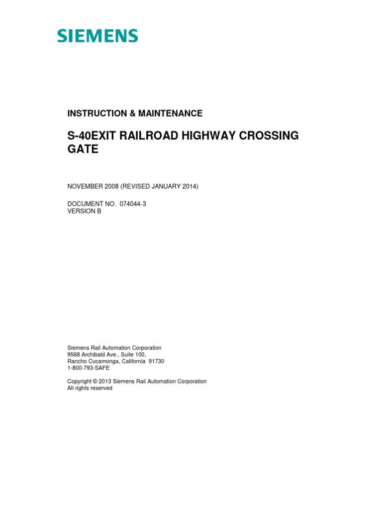 Manual Book Safetran | PDF | Relay | Screw