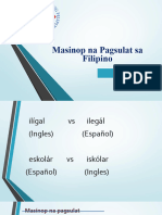 Masinop Na Pagsulat Complete | PDF