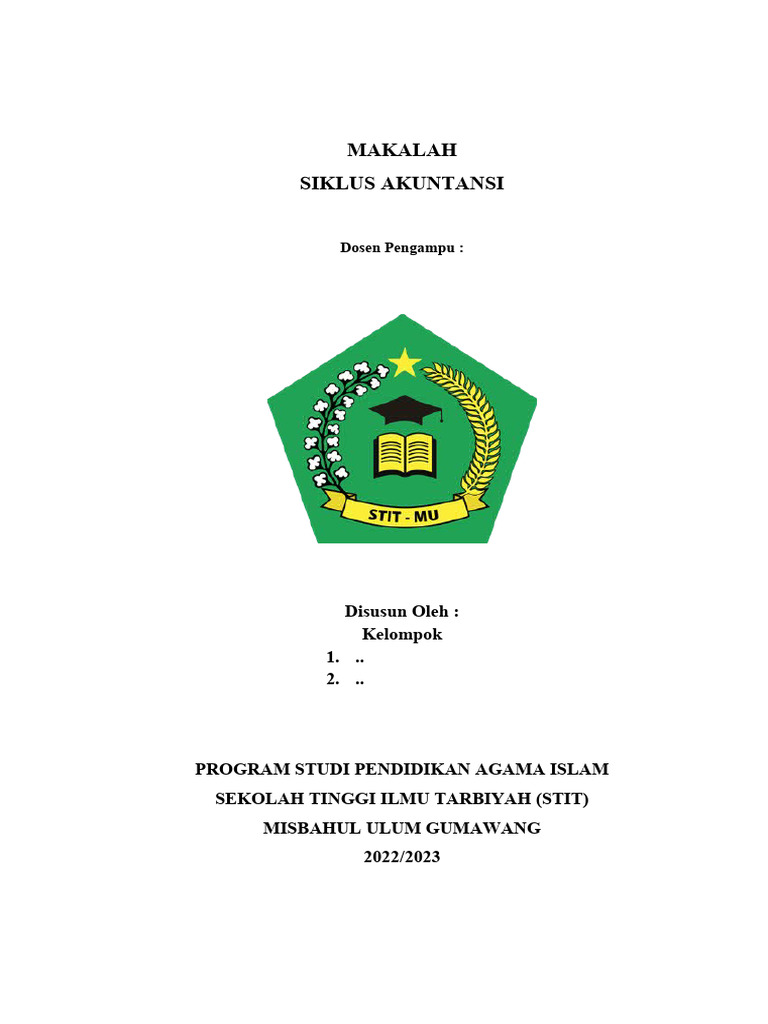 Makalah Siklus Akuntansi | PDF