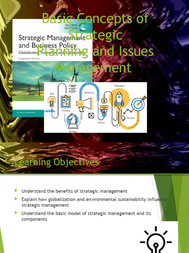 Session 1 - Basic Concepts of Strategic Planning and Issues Management | PDF | Strategic ...