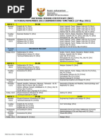 2024 NSC Final Grade 12 Exam Timetable | PDF | Educational Stages